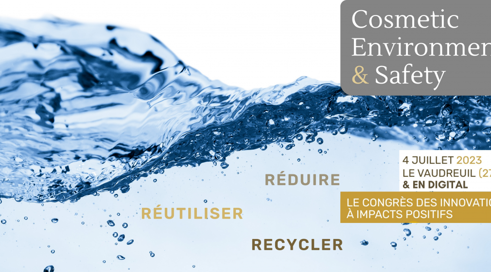 Cosmetic Environment Safety Congress - water, a future challenge for ...